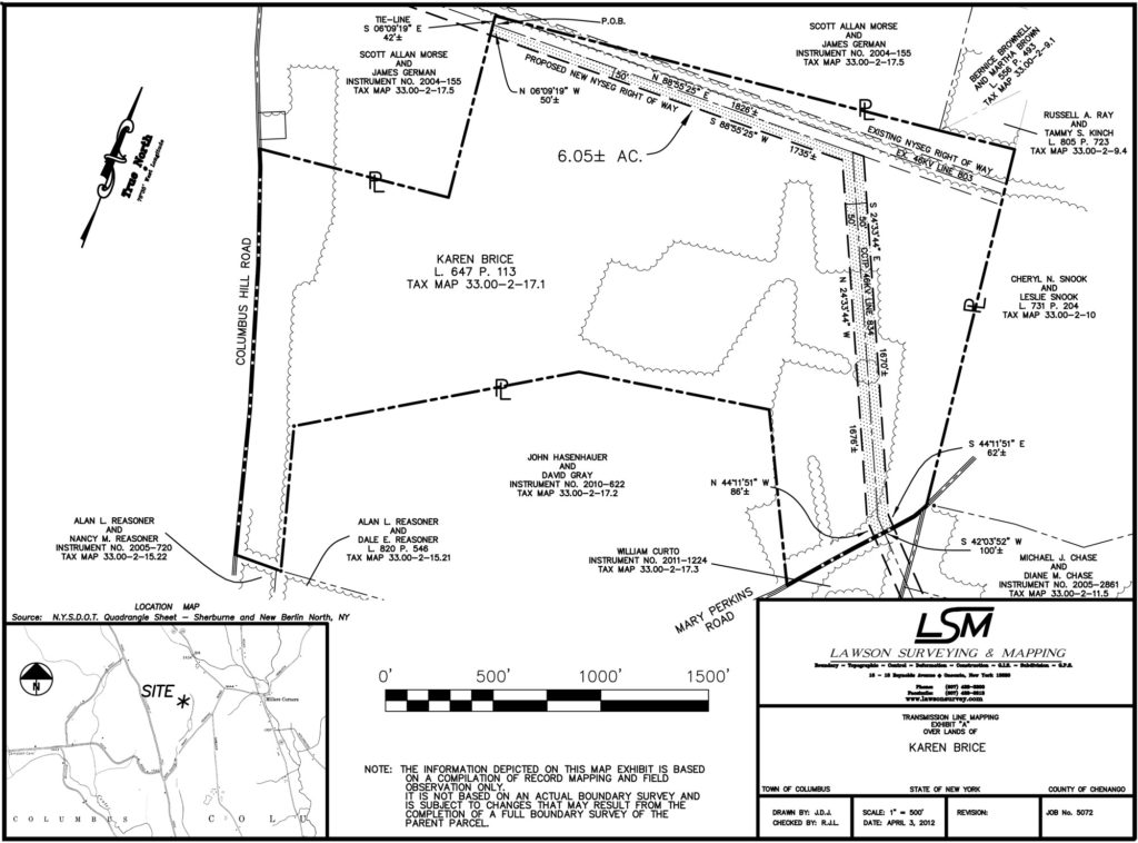 Route Surveying – Lawson Surveying & Mapping
